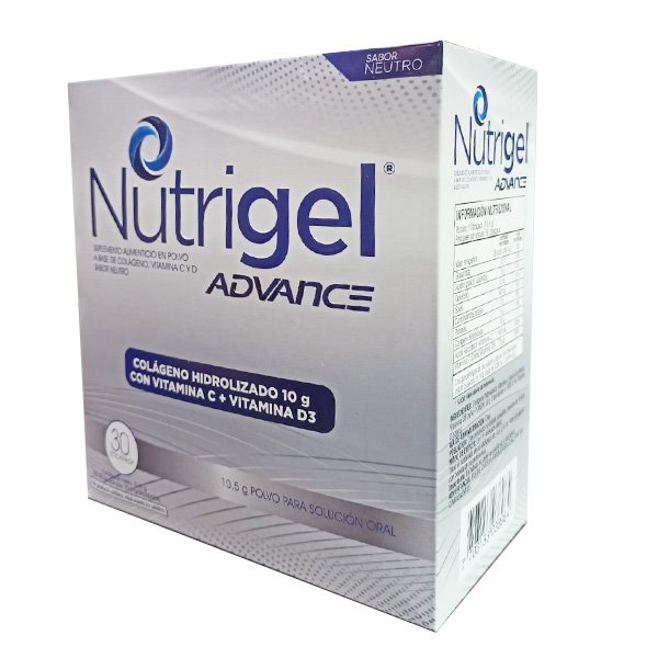 NUTRIGEL ADVANCE POLVO NEUTRO X 30 STICK (COLAGENO HIDROLIZADO)