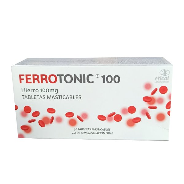 FERROTONIC 100 MG TAB X 30 (HIERRO )